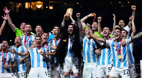 How Did The Lionel Messis Argentina Team Celebrate The World Cup Win