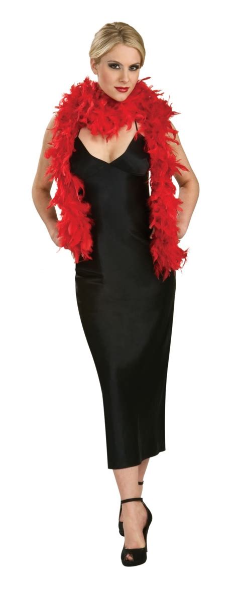 Red Feather Boa Screamers Costumes