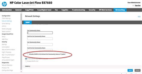 Printer Is Responding To Two Snmp Community Strings Hardware