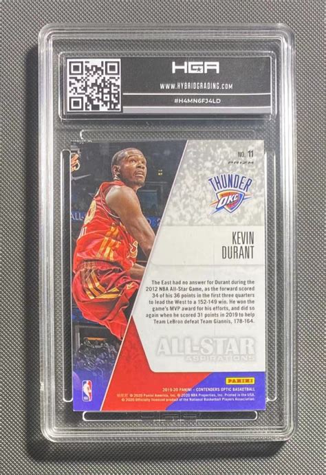 2019 20 Panini Contenders Optic Kevin Durant 球票optic 雷霆 Kd 杜兰特 11编