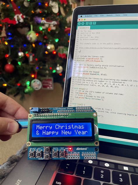 GitHub Jgers Lcd Arduino Merry Christmas Happy New Year