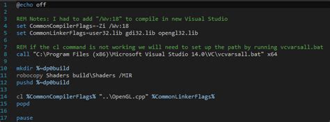Compiling C With A Batch File Sysjolt