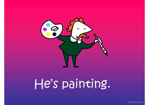 Present Continuous English ESL Powerpoints