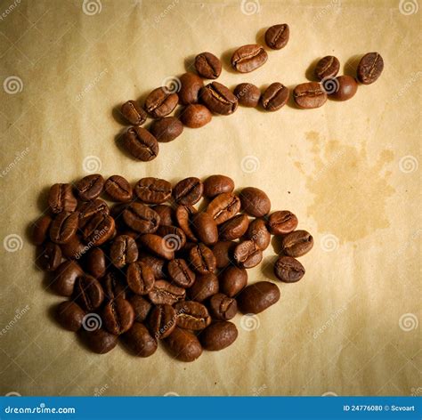 Kaffeetasse Mit Dampf Stockfoto Bild Von Cappuccino 24776080