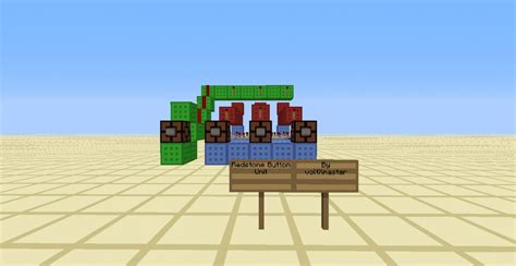 Redstone Button Unit Minecraft Map