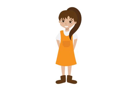 Girl Cartoon Svg Cut File By Creative Fabrica Crafts · Creative Fabrica