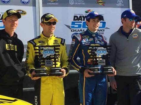 2016 Daytona 500 Front Row Starters Pole Sitter Chase Elliott With