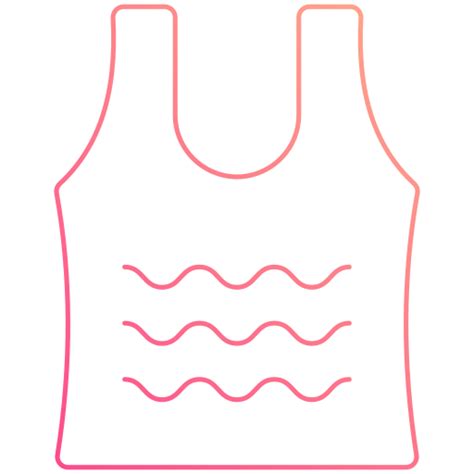 Sleeveless Generic Gradient Outline Icon