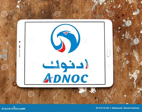 Abu Dhabi National Oil Company Adnoc Logo Editorial Photo