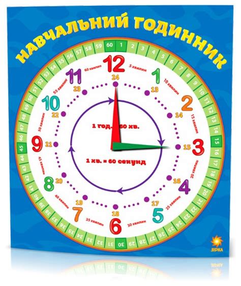 Навчавльний годинник роздатковий фото