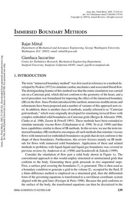 Pdf Immersed Boundary Methods University Of Bath Dokumentips