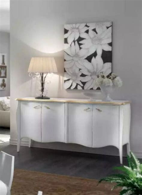 Jvmoebel Sideboard Weiß Sideboard Mit Türen Wohnzimmer Holz Modern