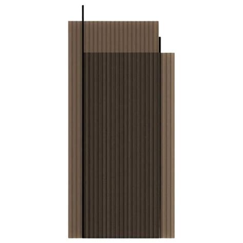 Large Smokey Glass Contemporary Vase