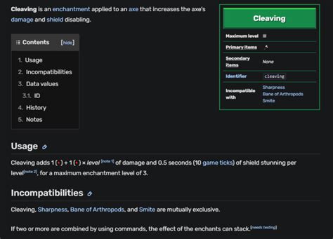 Lets Talk About Cleaving Suggestions Minecraft Java Edition