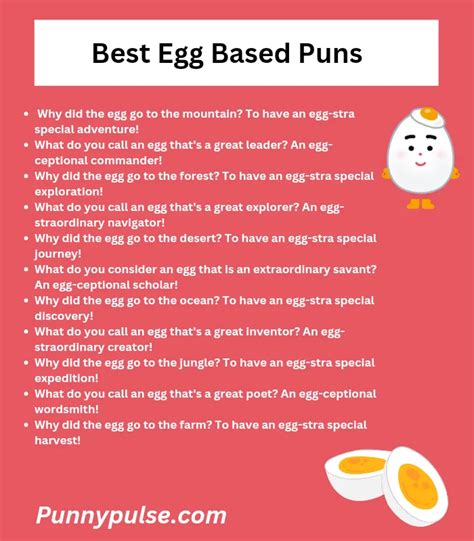 167 Egg Puns That Will Crack You Up Punny Pulse