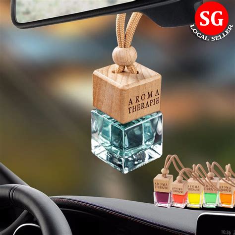 SG StockCar Air Freshener Hanging Diffuser Scent Car Hanging Aroma Diffuser Vehicle Air