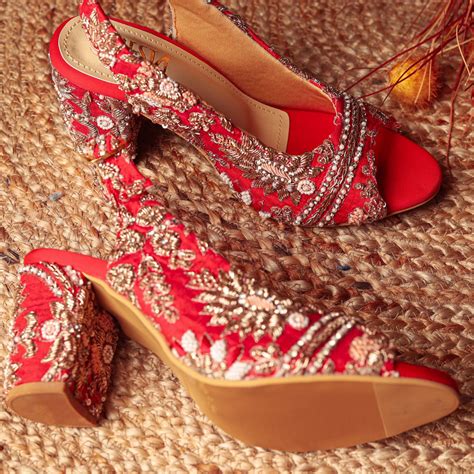 Elegant Red Wedding Sandals Red Wedding Shoes Veaul