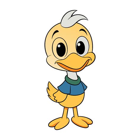 Cute Duck Cartoon Illustration 45705040 Vector Art At Vecteezy