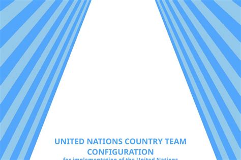 Un Country Team Configuration For Implementation Of The Un Sustainable