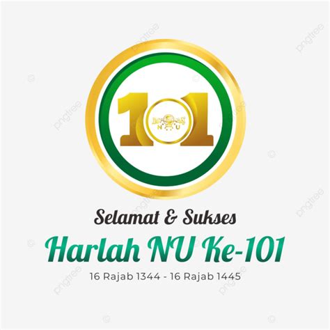 Logotipo De Harlah Nu 2024 Con El 101 Cumpleaños De Nahdlatul Ulama
