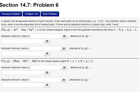 Solved Section Problem Previous Problem Problem List Chegg