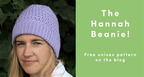 Free Unisex Crochet Hat Pattern Hannah Beanie Sunflower Cottage Crochet