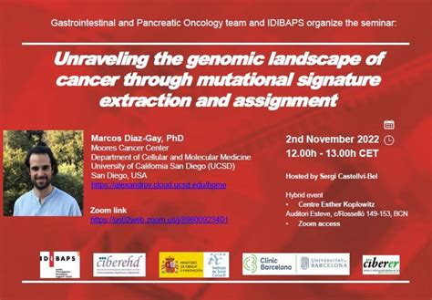 Ogip Seminar Unraveling The Genomic Landscape Of Cancer Through