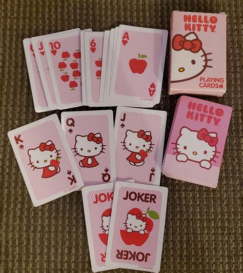 Hello Kitty Playing Cards In 2024 Hello Kitty Themes Hello Kitty Shop Hello Kitty Games
