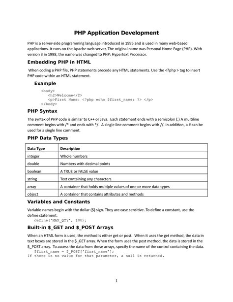 m14 php application development php application development php is a