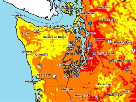 Seattle Weekend Heat Wave Temps In The 90s Expected By Sunday