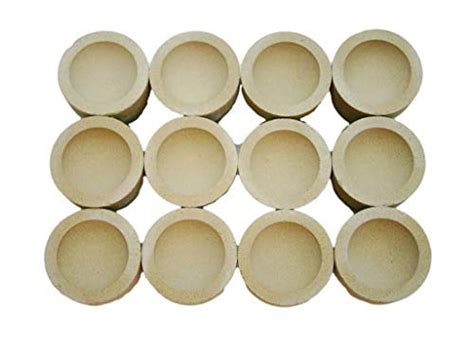 Lot Of 12 8am Mabor Cupel 1 3 4 Gold Assay Smelting Refining