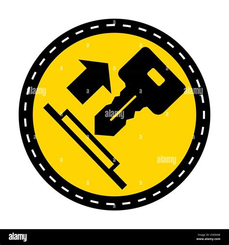 Pull Key Symbol Sign Isolate On White Backgroundvector Illustration