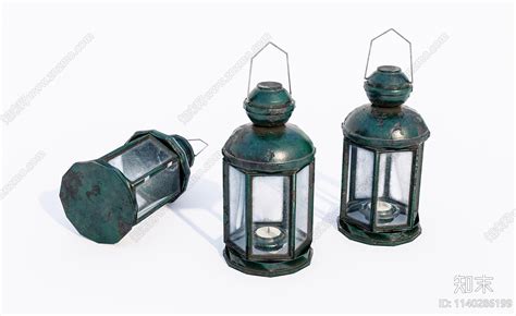 现代手提灯su模型下载【id1140286199】知末su模型网