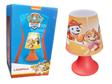 Lampka Nocna Dla Dzieci Psi Patrol Czerwona Czarodziej Eu