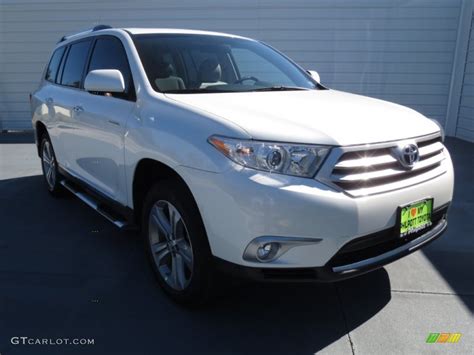 Toyota Highlander Blizzard Pearl