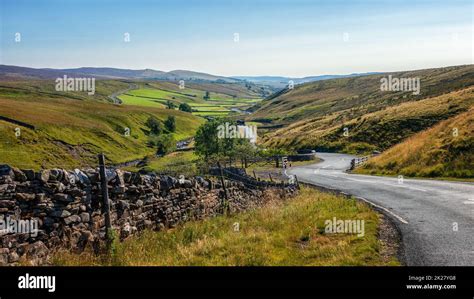 The Stunning B6276 Road From Brough To Middleton In Teesdale Via
