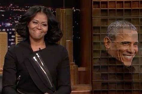 Michelle Obama Writes Thank You Notes With Jimmy Fallon To Barack