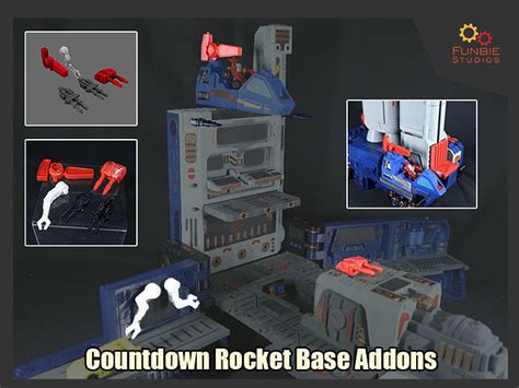 Transformers Countdown Rocket Base Addons 3d Model 3d Printable Cgtrader