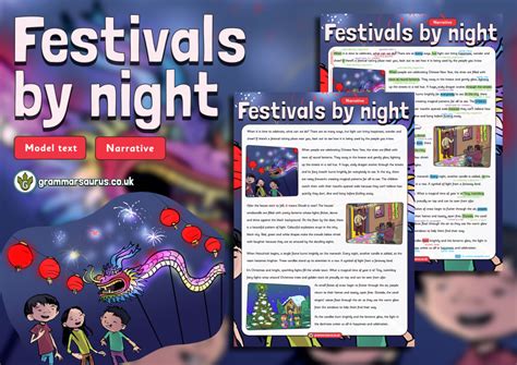 Year 2 Model Text Setting Description Festivals By Night Grammarsaurus