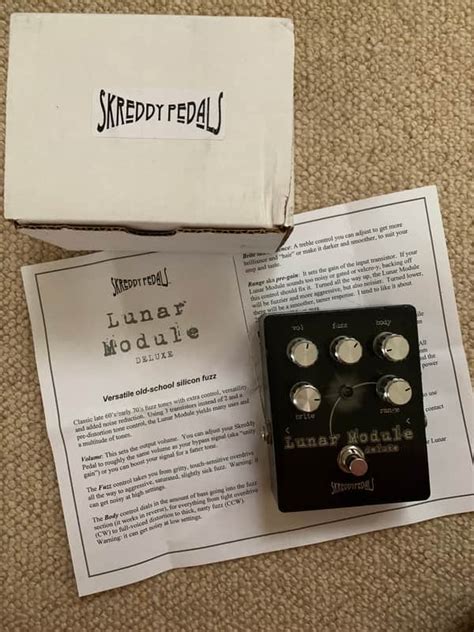 Skreddy Lunar Module Deluxe Fuzz Guitar Pedal Reverb