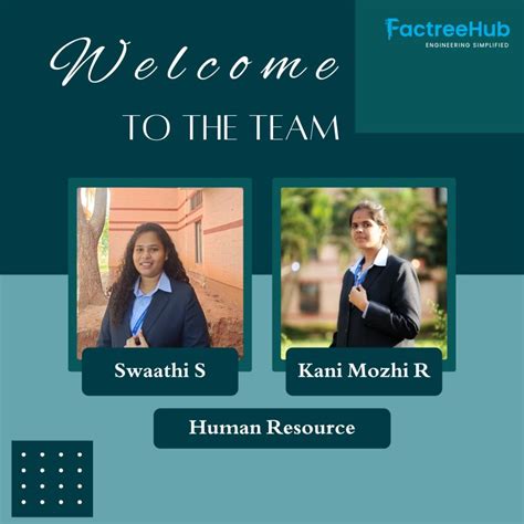 Factreehub On Linkedin Greetings To Our New Interns Swaathi