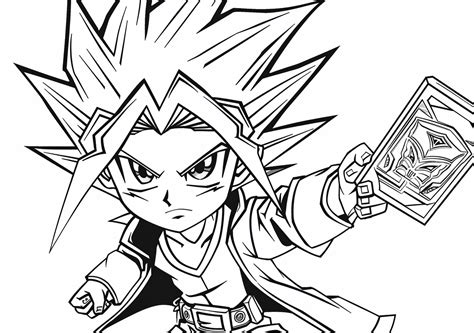 Coloriage Yu Gi Oh à Imprimer Gratuit Objectif Maternelle