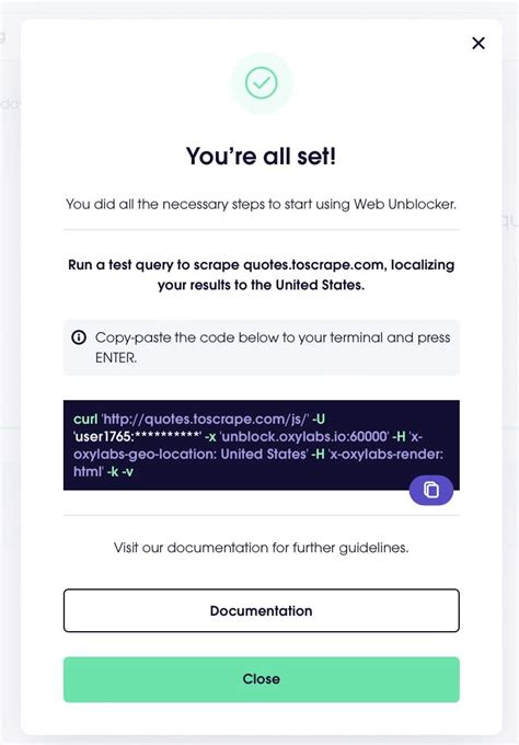 the web unblocker quick start guide