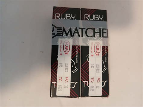 Ruby Tubes El84 Matched Pair 2010s Reverb