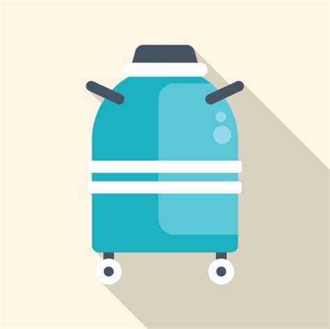 Cryogenic Capsule For Human Body Freezing Vector Image