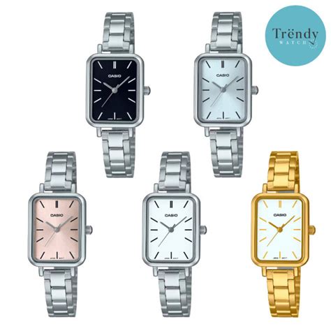 Casio Standard นาฬิกาข้อมือผู้หญิง สายสเตนเลส รุ่น Ltp V009 Ltp V009d Ltp V009d 1e Ltp V009d 2e