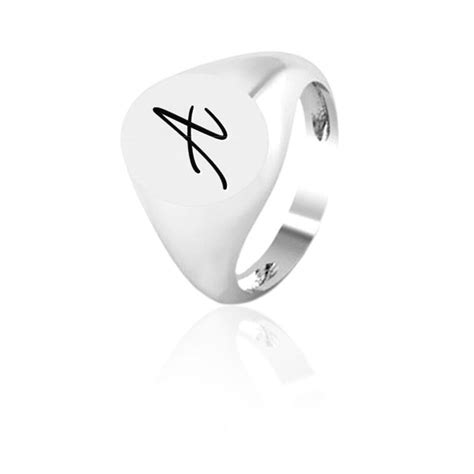 Comprar Anel Personalizado Inicial Mindinho A Partir De R 193 50 Clpratas Com Você Linda