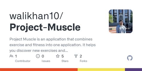 Github Walikhan Project Muscle Project Muscle Is An Application That Combines Exercise And