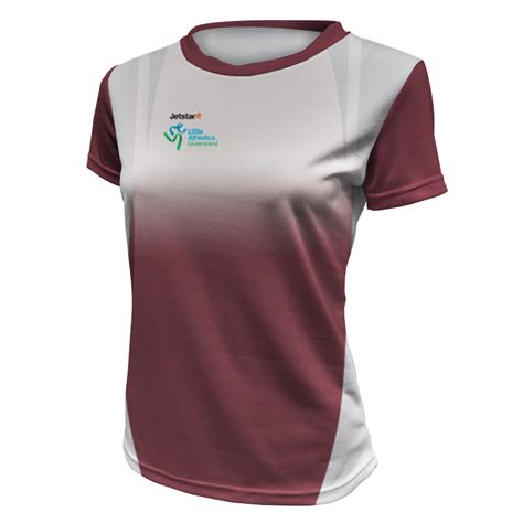 Ladies Athletics Tee Red Oak Teamwear