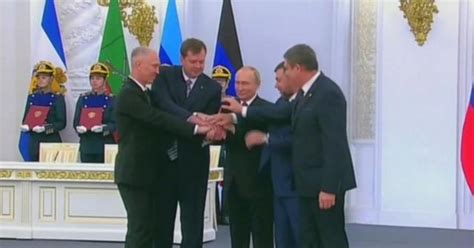 Putin Illegally Annexes Regions In Ukraine Cbs News